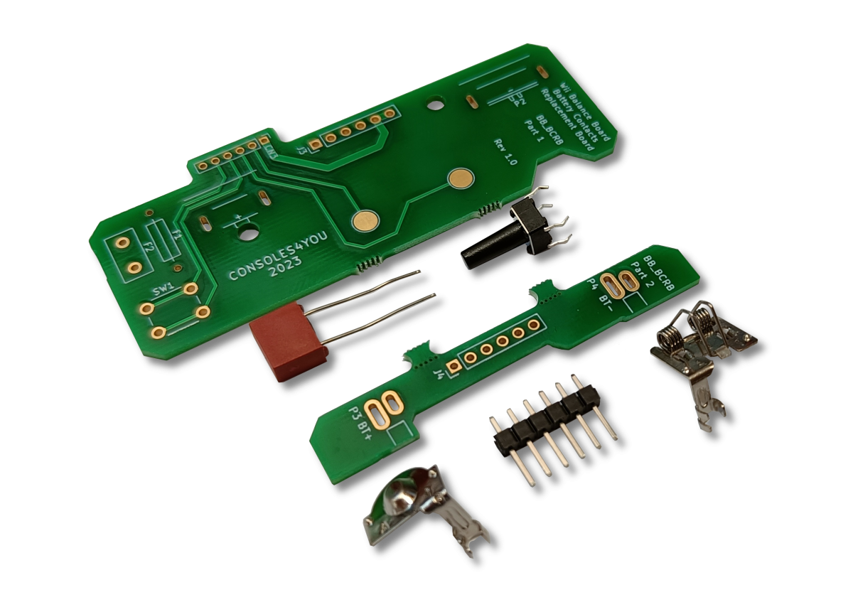 Wii Balance Board Battery Contacts Replacement Board Repair Wii Nintendo Consoles4You